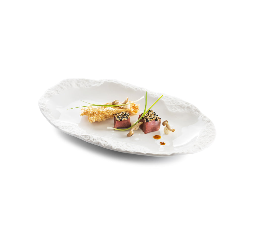 ROCA OVAL TRAY MAT/GLOSS 30X16CM – Catalonia Plates