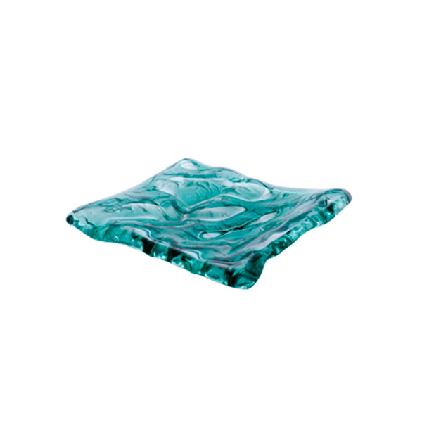 MAR GLASS GREEN TRAY 15X14CM – Catalonia Plates